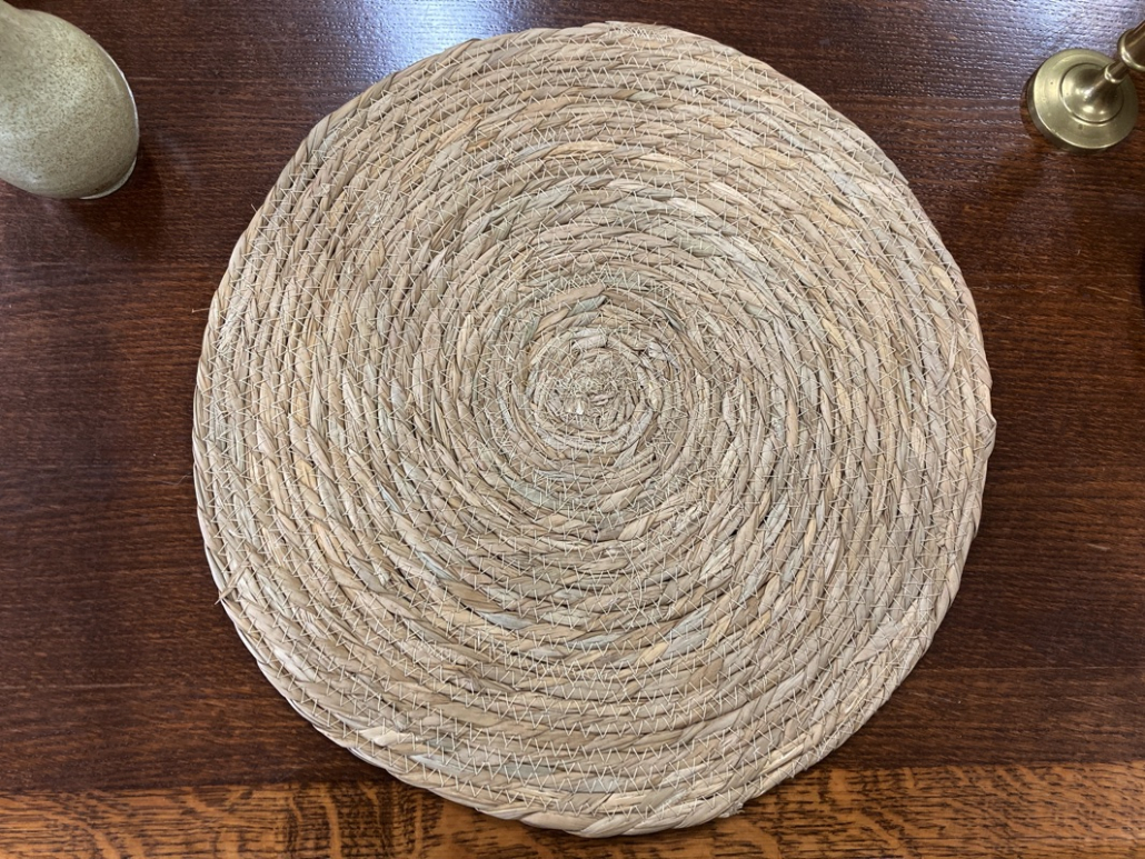 Set de table en jonc de mer - Homemade For Love